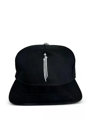 Chrome Hearts Embroidered Baseball Cap - Black