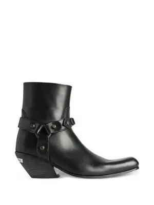 Balenciaga Harness Detail Boots - Black