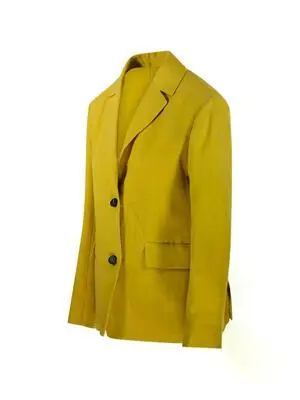 Max Mara Single-breasted Blazer - Yellow