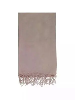Vintage Fringed Scarf - Neutrals