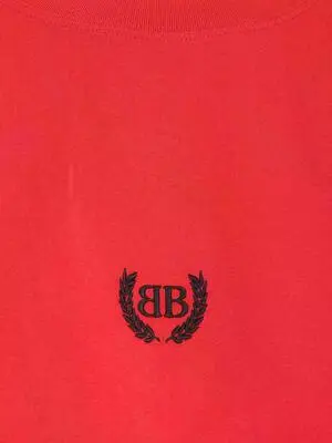Balenciaga Classic Laurel Short-sleeved T-shirt - Red