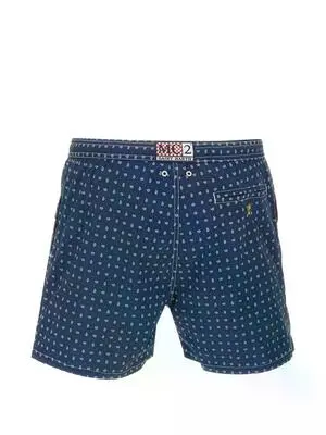 MC2 SAINT BARTH Paisley Polka-dot Swim Shorts