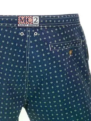 MC2 SAINT BARTH Paisley Polka-dot Swim Shorts