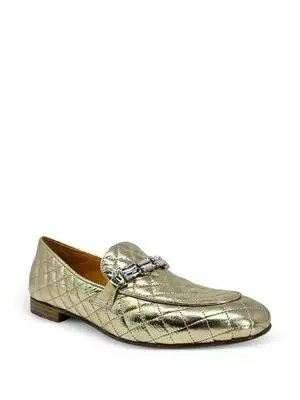 MADISON MAISON Quilted Loafers - Gold