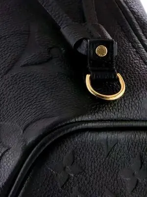 LOUIS VUITTON Neverfull Mm Tote Bag Monogram Empreinte Giant - Black