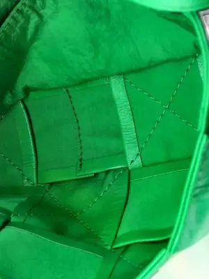 Bottega Veneta Cassette Maxi Intrecciato Leather Belt Bag - Green