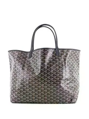 Goyard Saint Louis Coated Canvas Gm Tote Bag - Black