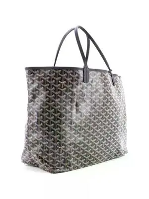 Goyard Saint Louis Coated Canvas Gm Tote Bag - Black