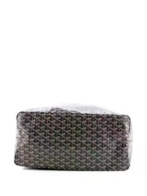 Goyard Saint Louis Coated Canvas Gm Tote Bag - Black