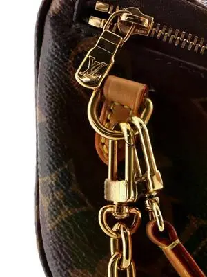 LOUIS VUITTON Bum Bag Monogram Canvas Mini Belt Bag - Brown