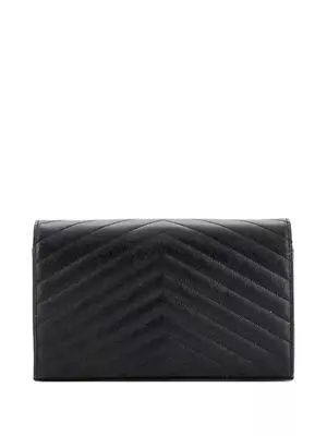 Saint Laurent Monogram Wallet On Chain Matelasse