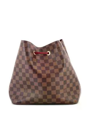 LOUIS VUITTON Neonoe Mm Bucket Bag Damier - Brown