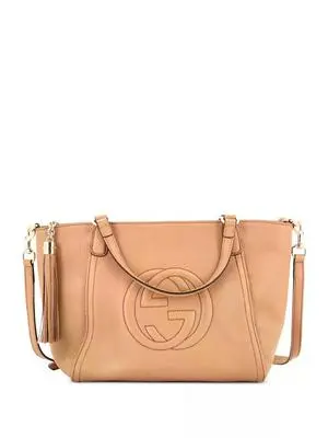 Gucci Soho Convertible Top Handle Bag - Neutrals
