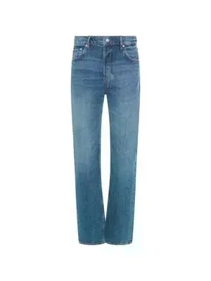 Anine Bing Contrast Stitching Jeans For Women