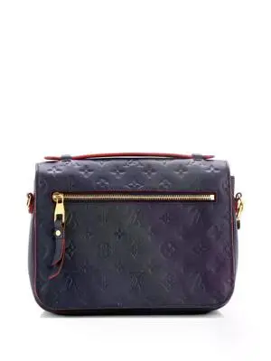 LOUIS VUITTON Pochette Metis Monogram Empreinte Leather Crossbody Bag - Blue