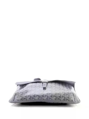Goyard Coursier Messenger Bag Coated Canvas And Leather - Grey