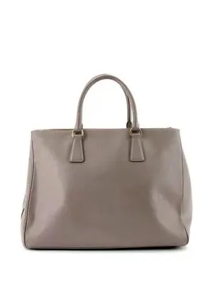 Prada Saffiano Leather Large Tote Bag - Neutrals