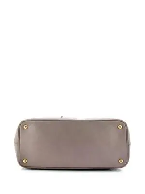 Prada Saffiano Leather Large Tote Bag - Neutrals