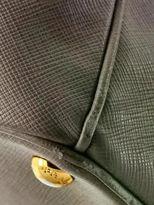 Prada Saffiano Leather Large Tote Bag - Neutrals