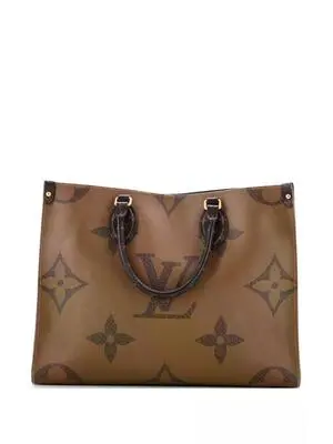 LOUIS VUITTON Onthego Reverse Monogram Giant Mm Tote Bag - Brown