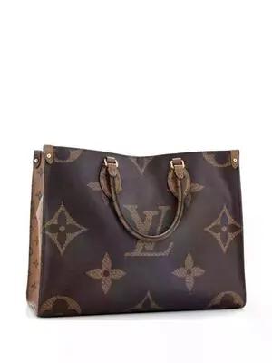 LOUIS VUITTON Onthego Reverse Monogram Giant Mm Tote Bag - Brown