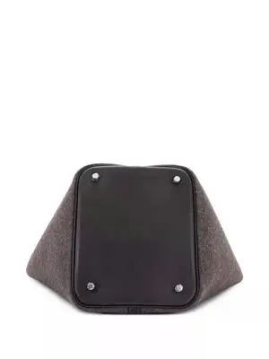 Hermès Picotin Lock Mm Bucket Bag Felt With Leather - Brown