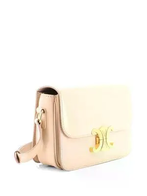 Celine Triomphe Shoulder Bag Smooth Calfskin Teen - Neutrals