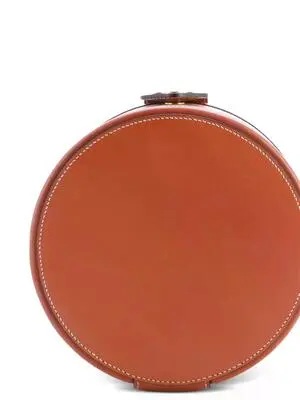 Celine Tambour Triomphe Coated Canvas Medium Crossbody Bag