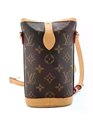LOUIS VUITTON Fold Me Pouch Monogram Canvas - Brown