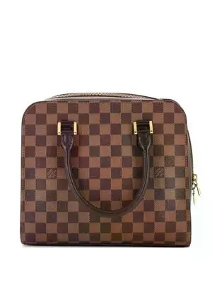LOUIS VUITTON Triana Damier Satchel - Brown