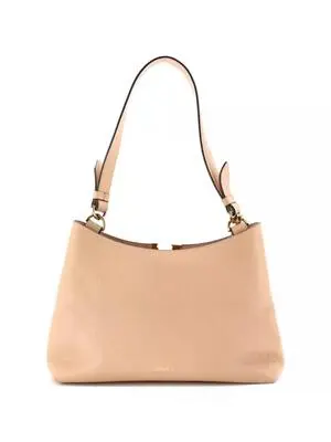 Versace Virtus Leather Hobo Bag