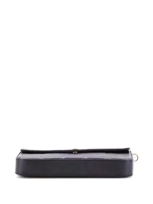 LOUIS VUITTON Felicie Pochette Monogram Empreinte Leather Crossbody Bag - Black