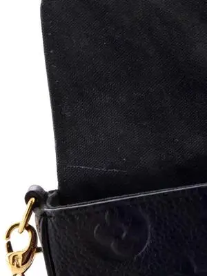 LOUIS VUITTON Felicie Pochette Monogram Empreinte Leather Crossbody Bag - Black