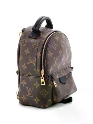LOUIS VUITTON Palm Springs Monogram Canvas Mini Backpack