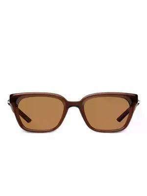 GENTLE MONSTER Hesse Brc13 Star-detail Sunglasses - Brown