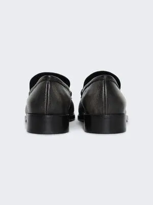 Acne Studios Leather Loafers - Beige
