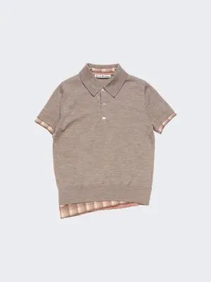 Acne Studios Layered Knit Top - Brown