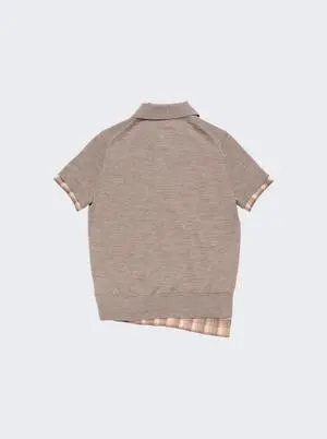 Acne Studios Layered Knit Top - Brown