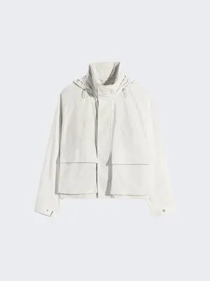 LEMAIRE Short Rain Parka - Ivory