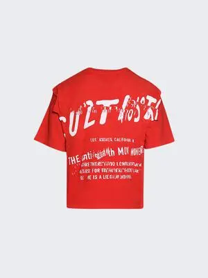 RIVINGTON ROI REBIS Moda Apocrypha Quad Tee - Red