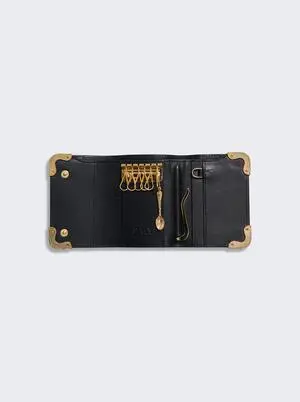 PALY Ostrich Leather Key Wallet