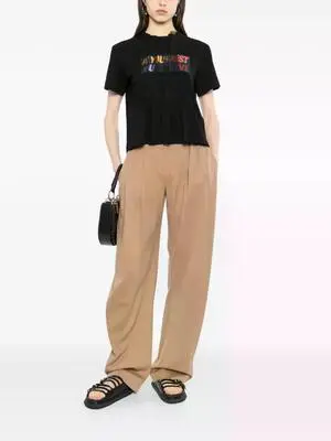 Sacai Slogan-print T-shirt
