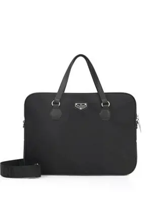 Philipp Plein Logo-plaque Laptop Bag - Black