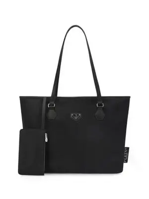 Philipp Plein Logo Plaque Tote Bag
