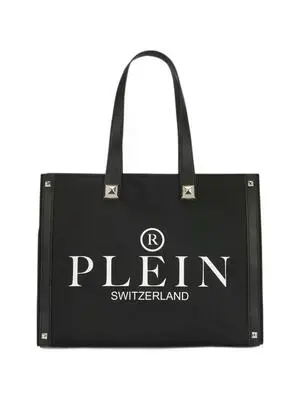 PHILIPP PLEIN Nylon Tote Bag Studs