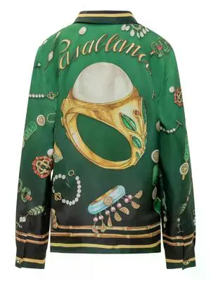 Casablanca La Boîte À Bijoux Silk Shirt