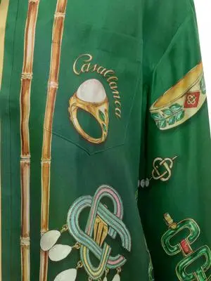 Casablanca La Boîte À Bijoux Silk Shirt