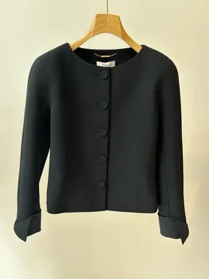 Chloé Fitted Crêpe Jacket