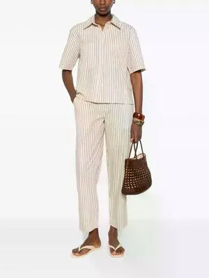 YERSE Striped Trousers