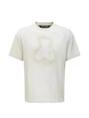 Palm Angels Bear-print T-shirt - Neutrals